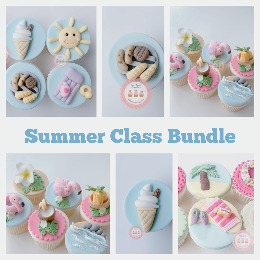 Summer Cupcake Decorating Class Bundle | Lady Berry Cupcakes | Lady ...