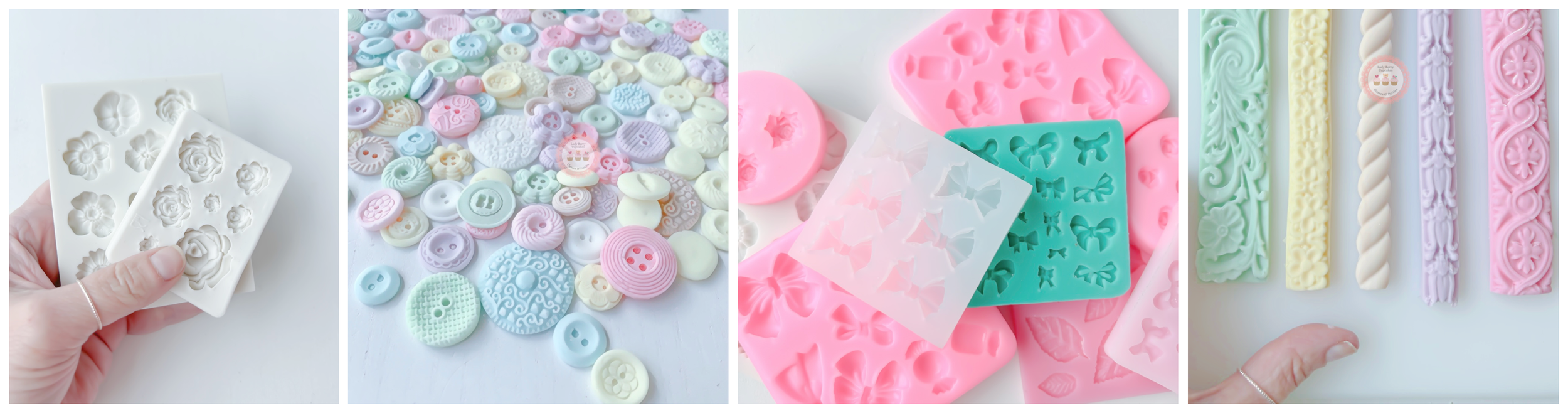 How To Use Fondant Moulds Sucessfully | Lady Berry Cupcakes
