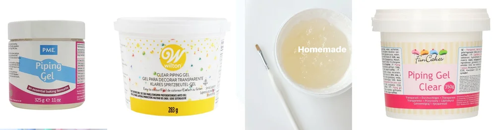 How To Use Clear Piping Gel For Cake Decorating | Lady Berry Cupcakes
