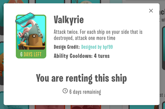 New Ship - Valkyrie! — BattleTabs