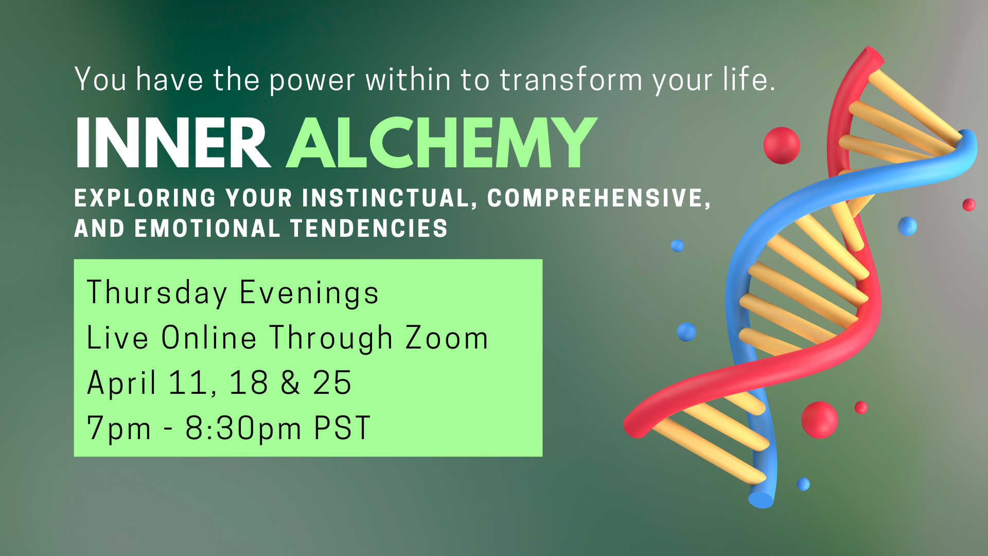 Inner Alchemy Online Workshop: Exploring Instinctual, Comprehensive ...