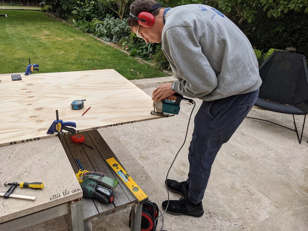 Installing A Subfloor In A Van — Attie The Van