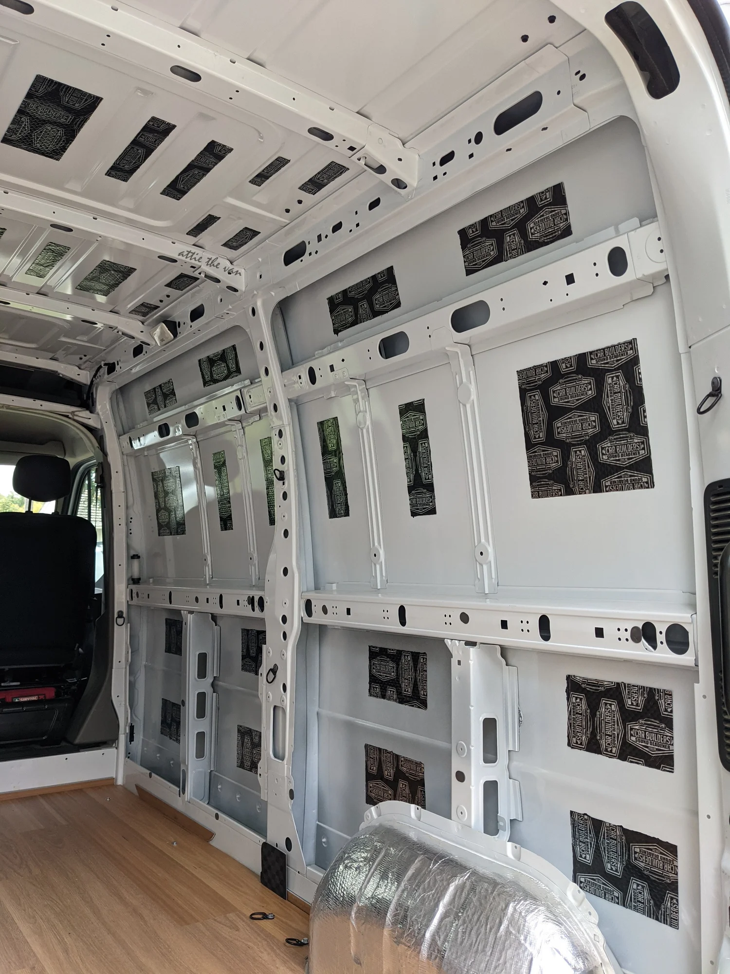 How To Install Sound Deadening In A Van — Attie The Van