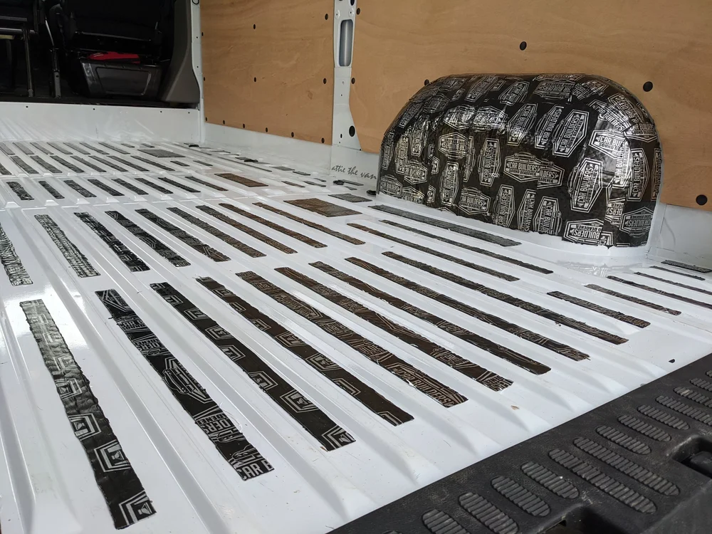 Installing A Subfloor In A Van — Attie The Van