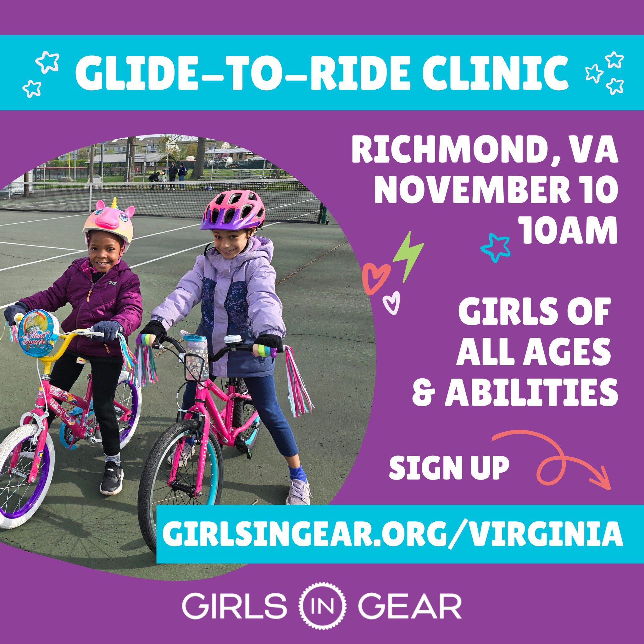 Girls in Gear - Life Skills Through Bike Skills