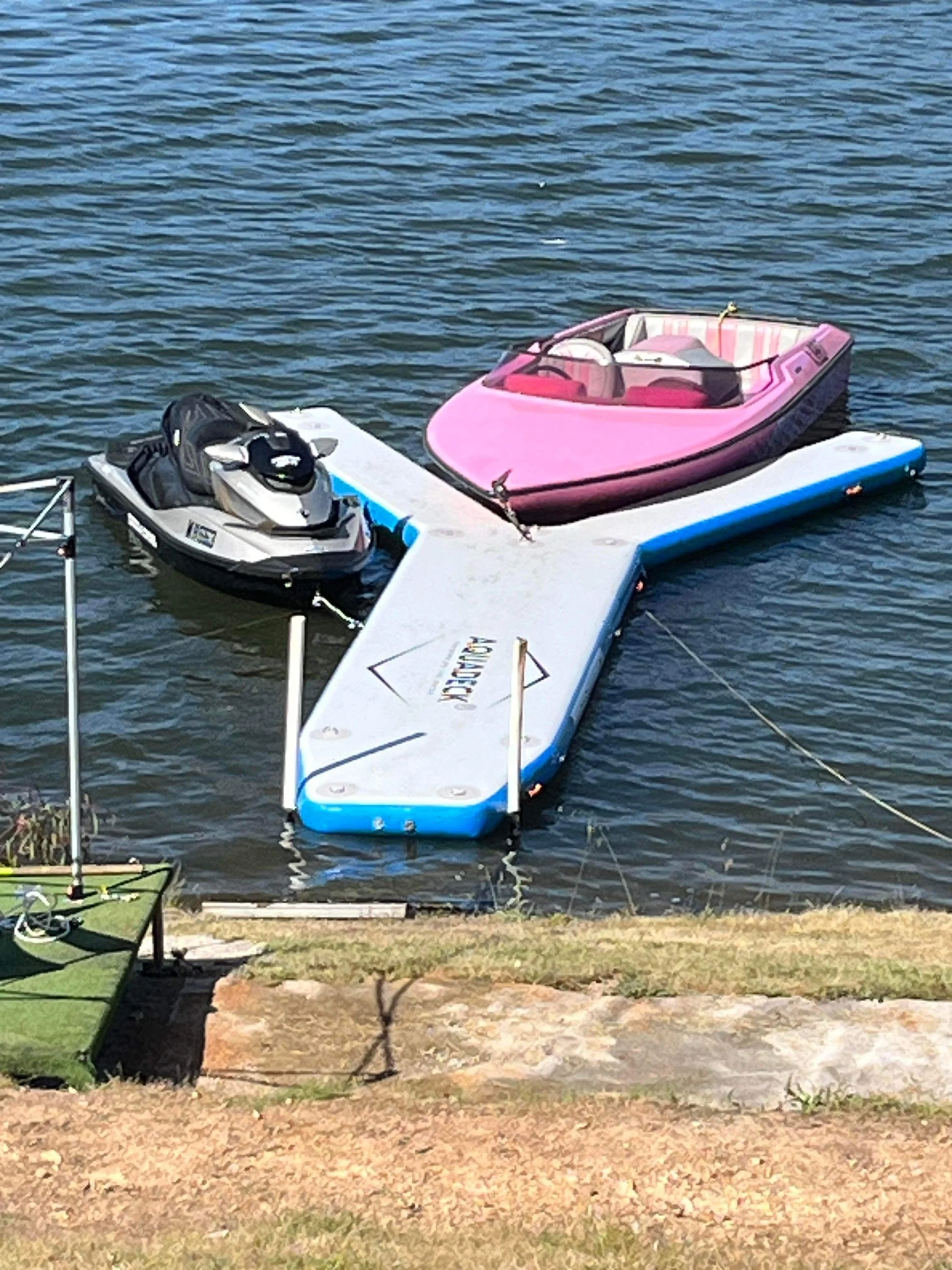 Inflatable Y Pontoon — AquaDeck