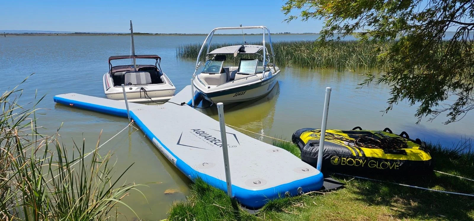 Inflatable Y Pontoon — AquaDeck