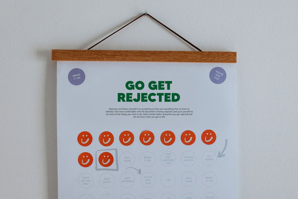 Rejection Sticker Chart — Liz Mosley Design