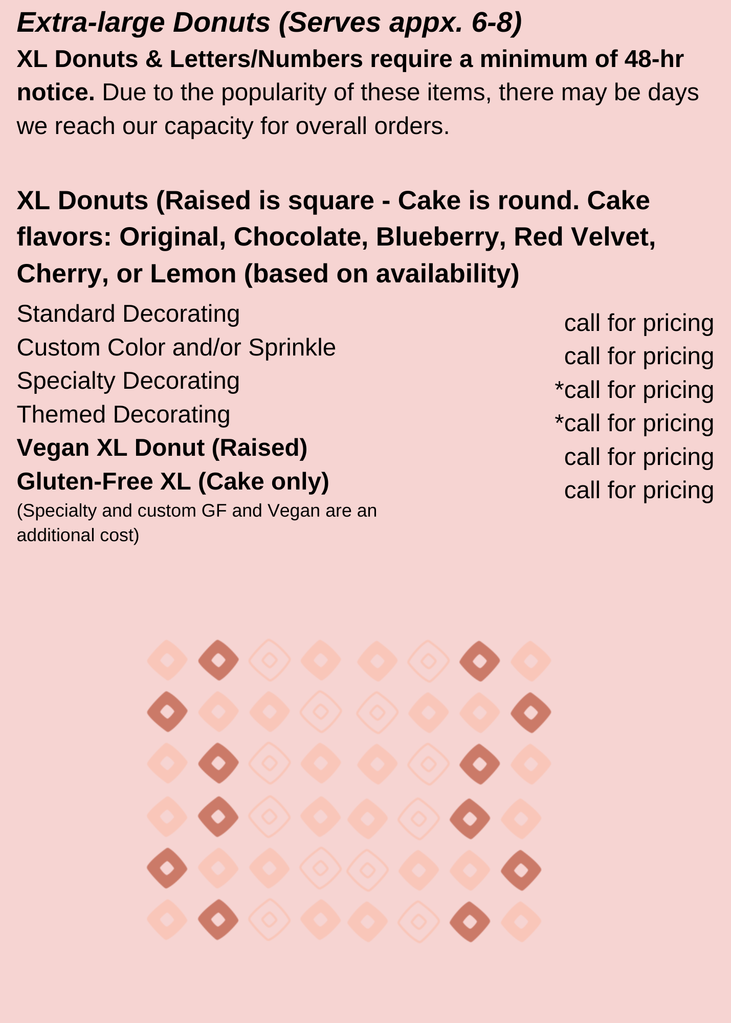Menu — Square Donut Omaha