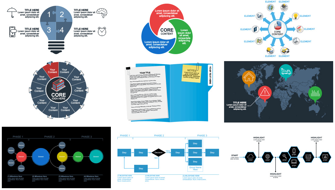 Professional PowerPoint Graphics — Build-a-Graphic