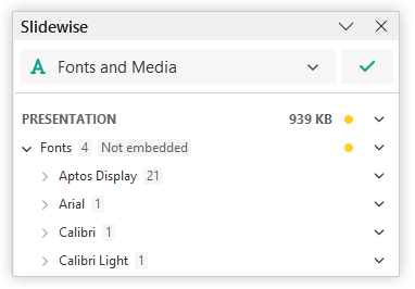 How to find a font in PowerPoint