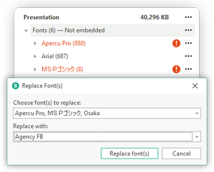 Replace fonts in PowerPoint not working? Use Slidewise.