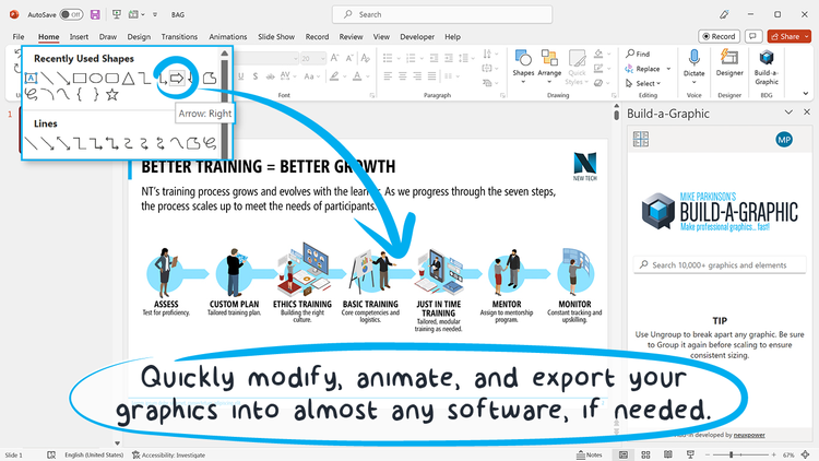 Professional PowerPoint Graphics — Build-a-Graphic