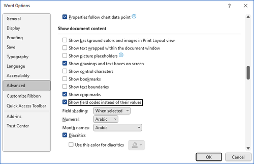 How to find embedded objects in Word