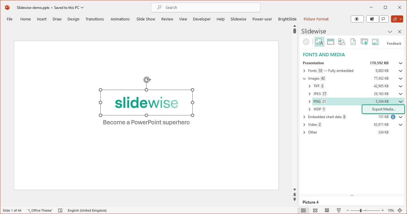 How to extract images from PowerPoint