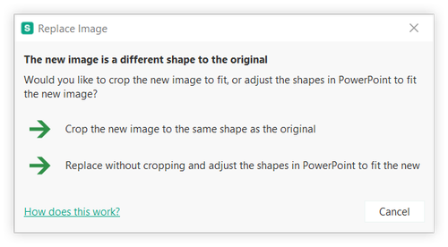 Replace images in PowerPoint without losing crop