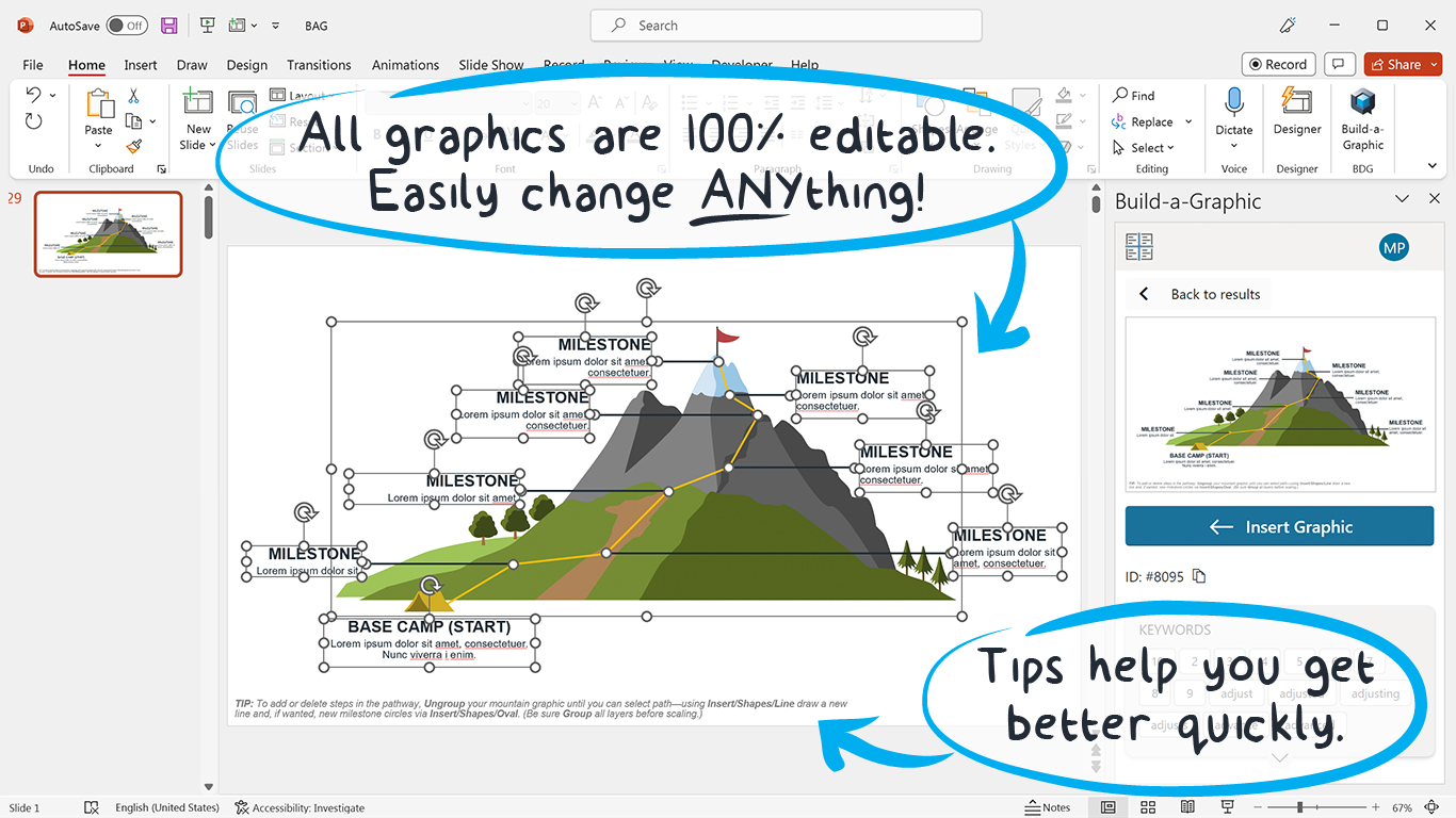 Professional PowerPoint Graphics — Build-a-Graphic