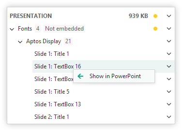 How to find a font in PowerPoint