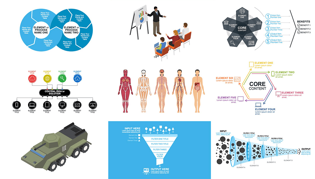 Professional PowerPoint Graphics — Build-a-Graphic