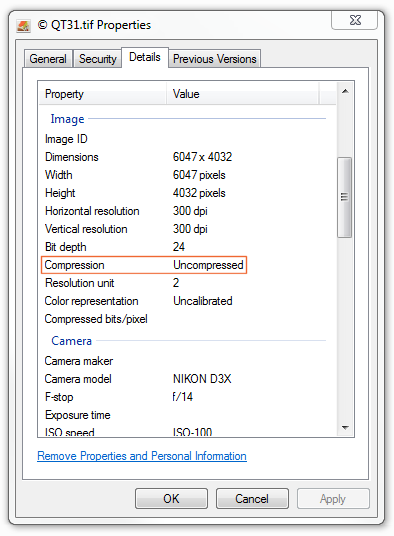 Compress TIFF files — Offline TIFF Compressor
