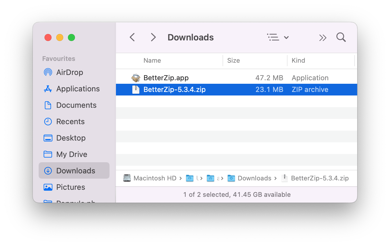 How to unzip Office files on Mac