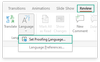 How to change language in PowerPoint