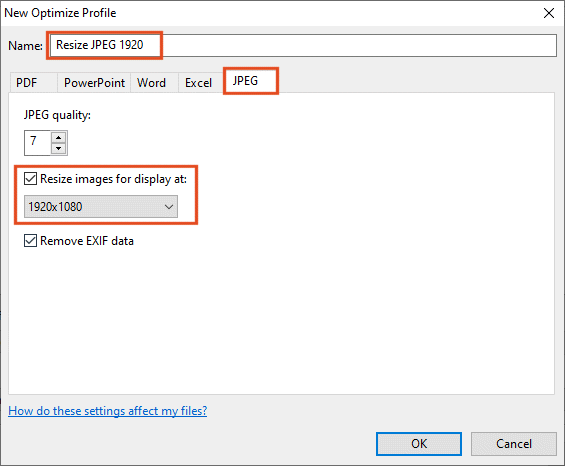 Setting up custom profiles