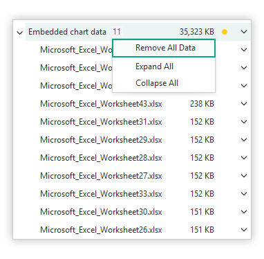 Remove Embedded Excel Data From PowerPoint