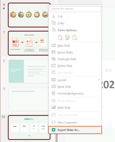 Save PowerPoint slides as high-resolution images