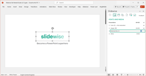 How to find and fix links in PowerPoint