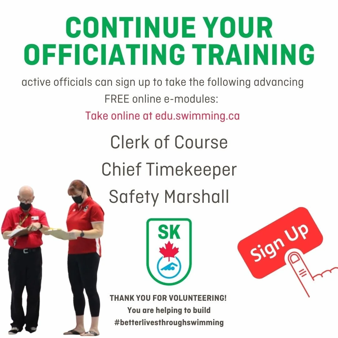 Officials Training — Swim Saskatchewan