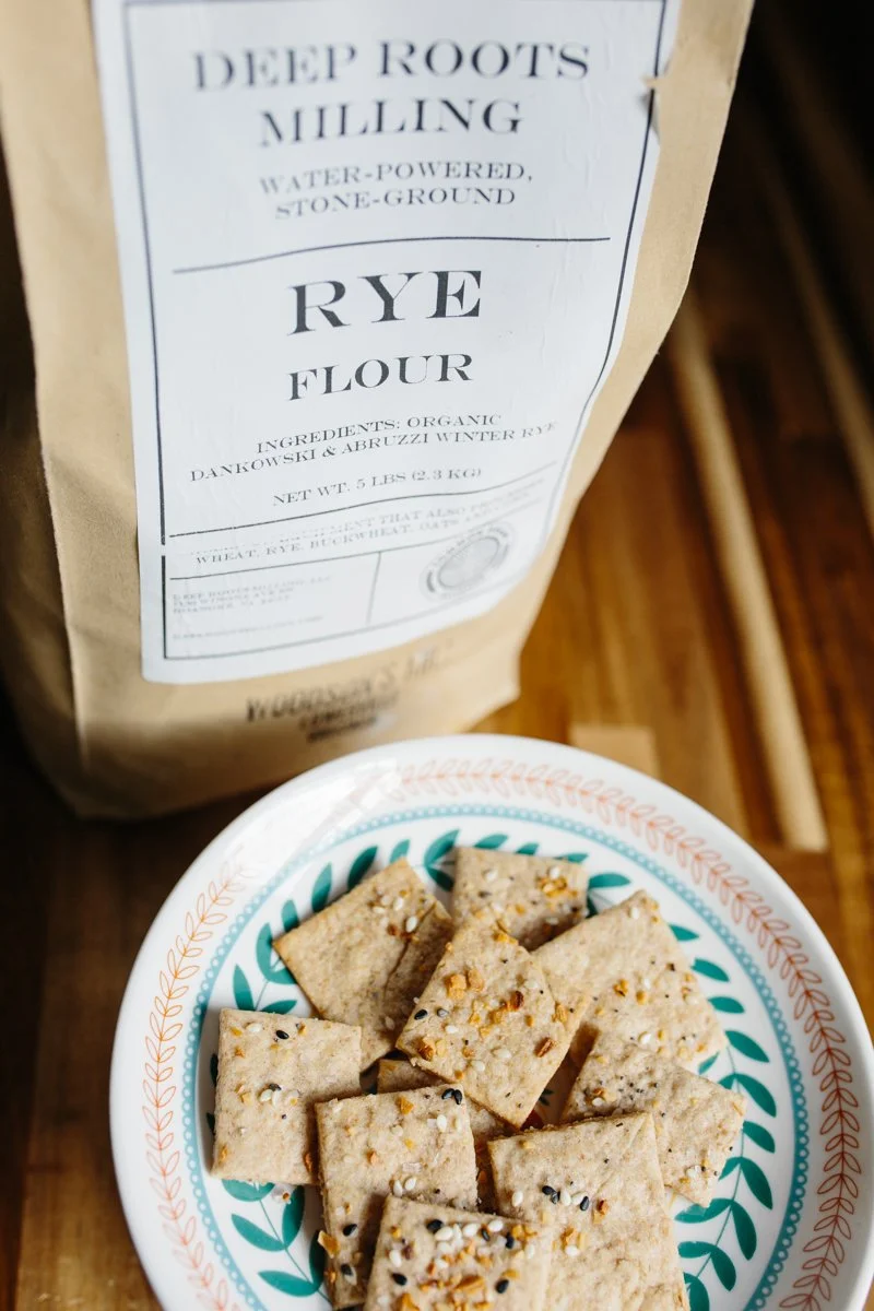Rye Cracker Recipe — Deep Roots Milling
