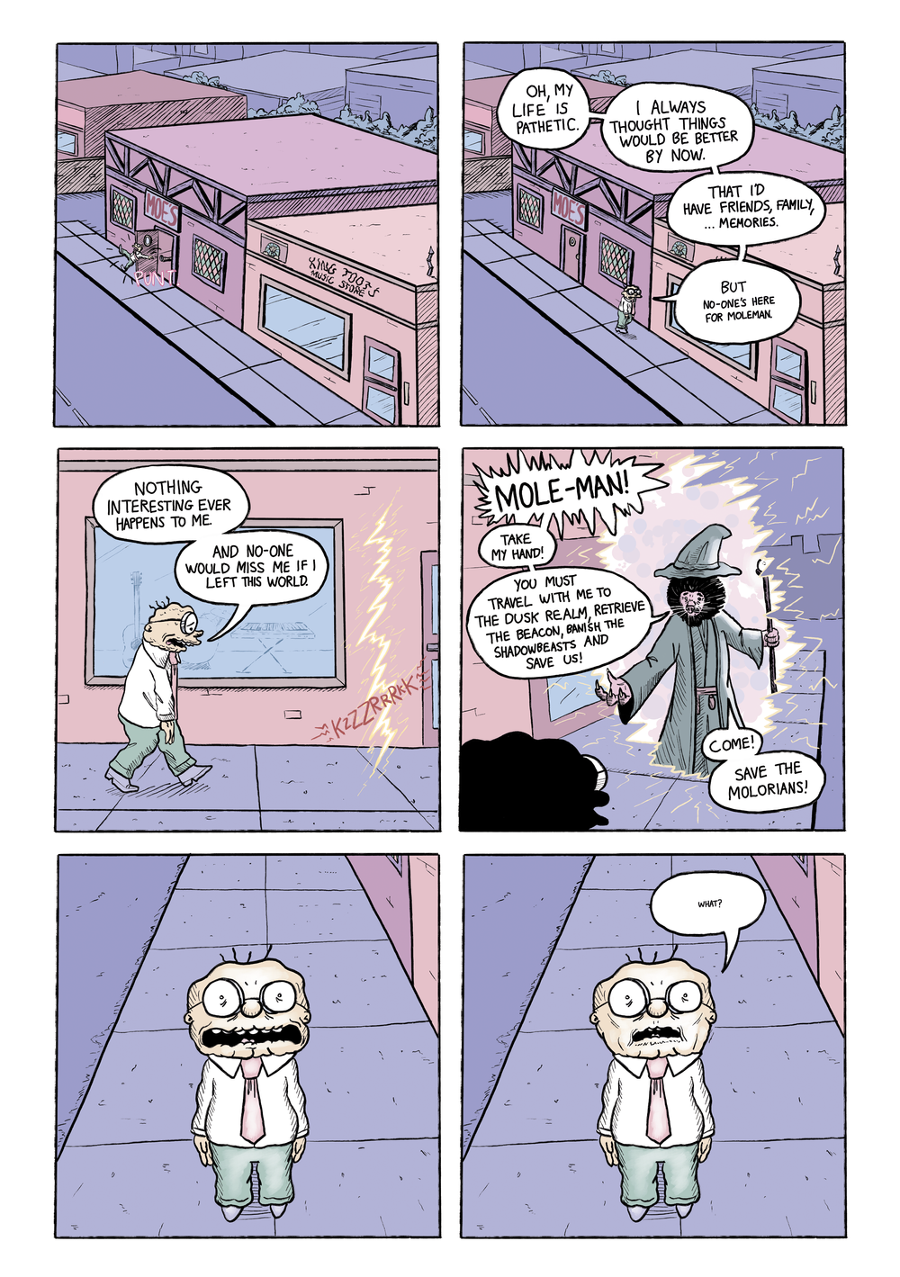 Legend of the Mole-Man — “Do The Artman” by David Cooper