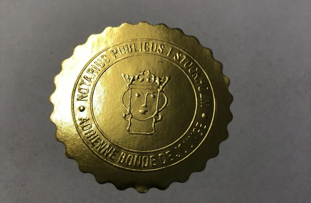 Notarius Publicus, Apostille stämpel | Notarius Publicus