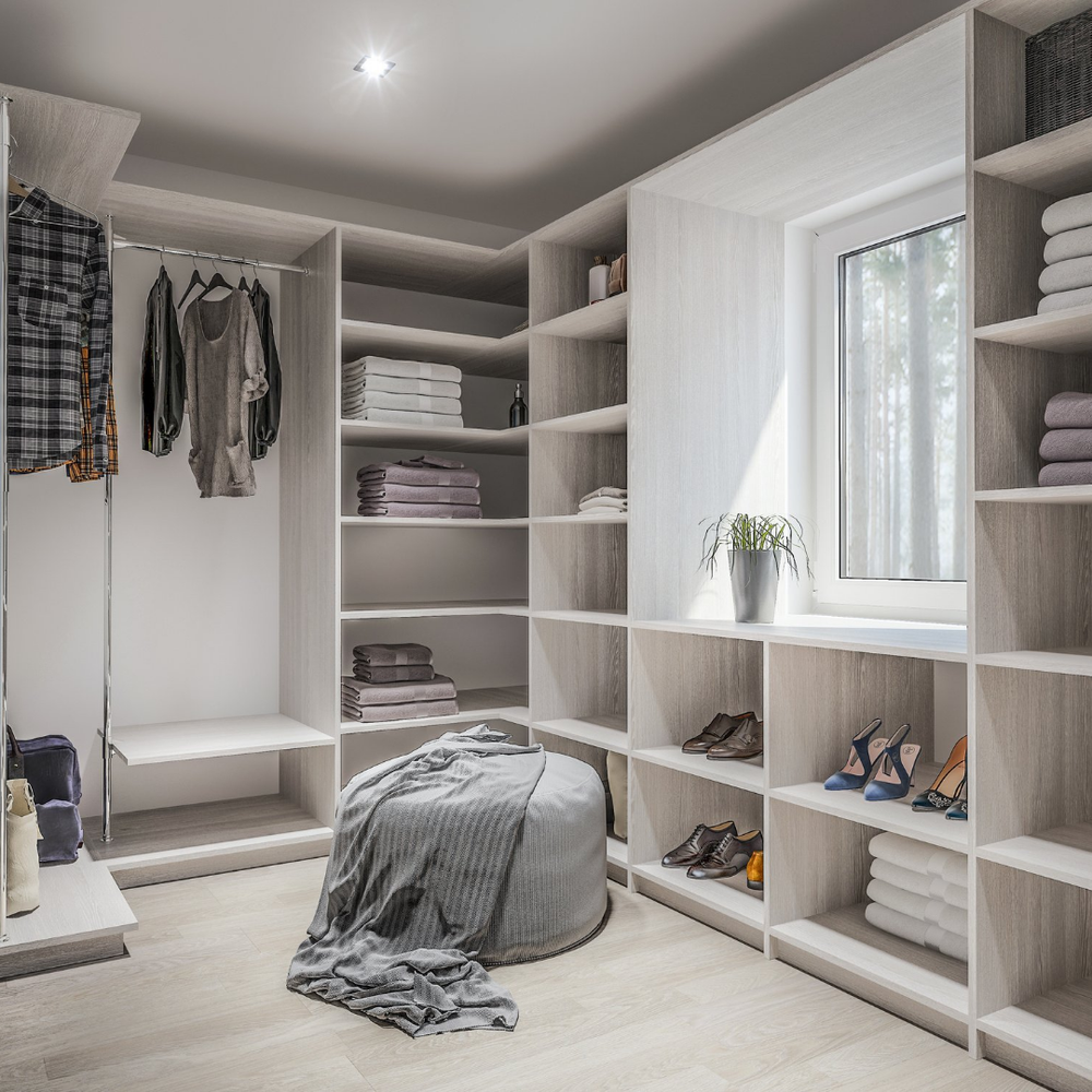 Design din egen walk in-garderobe | Garderobeeksperten