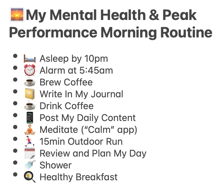 Morning Routines For Productivity & Success — Jeff Thibodeau