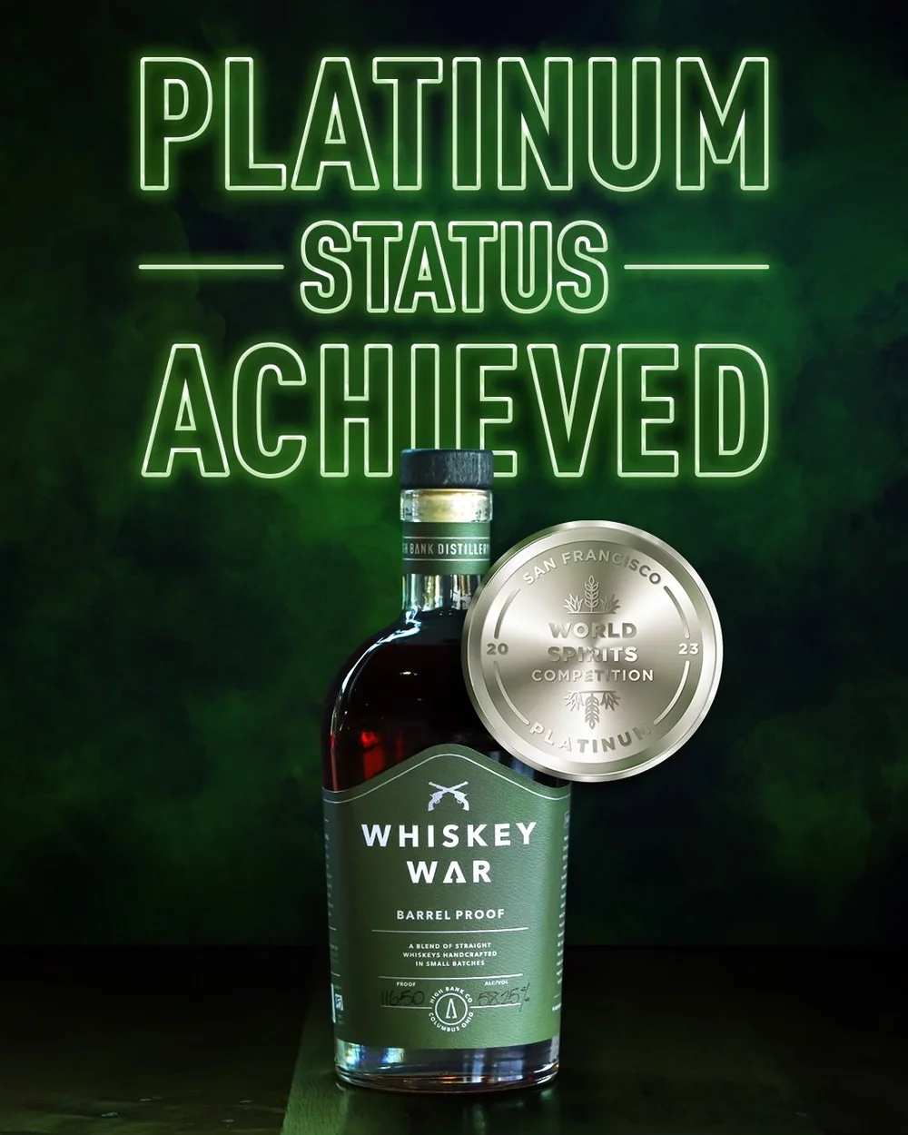 WHISKEY WAR BARREL PROOF TAKES HOME PLATINUM AWARD AT THE WORLD’S ...