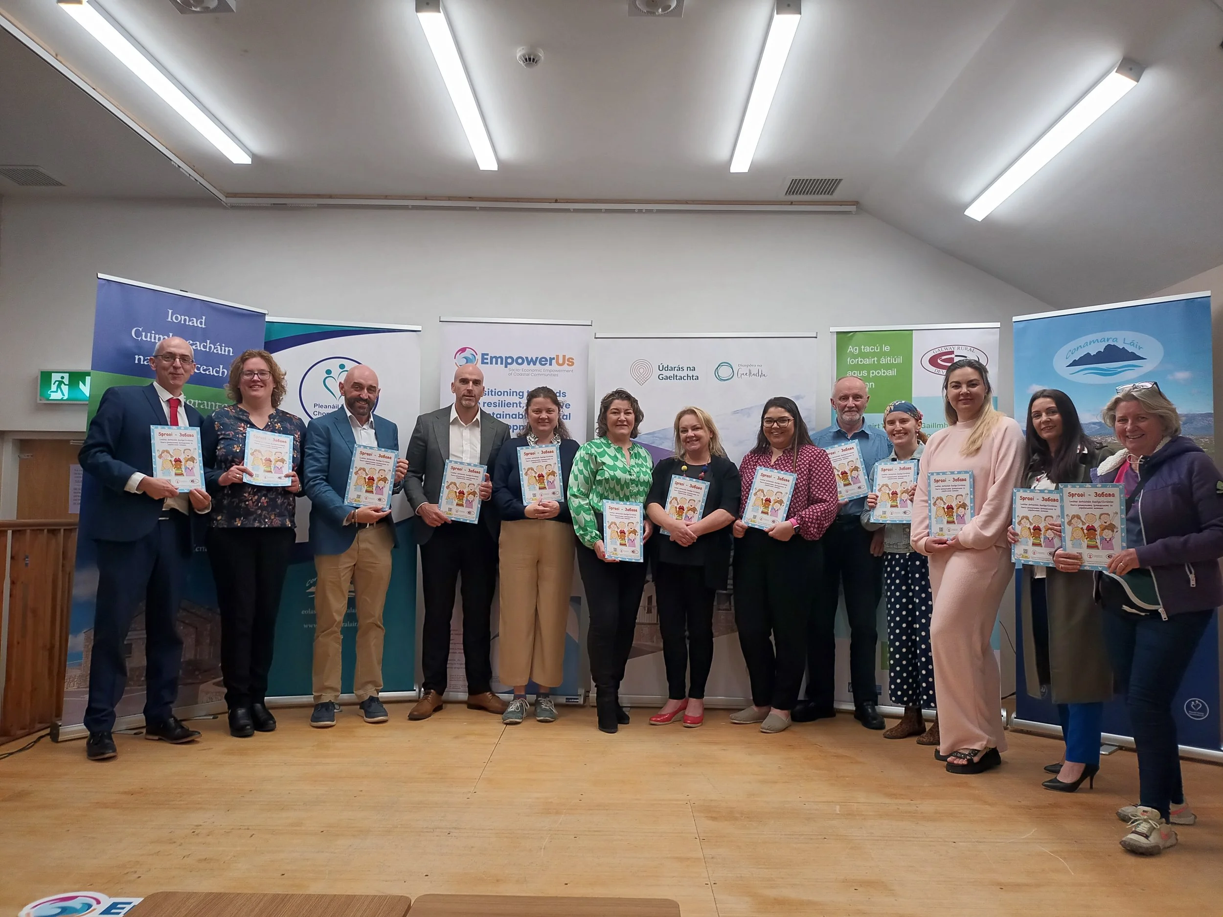 Gaeilge/Ukrainian Colouring Book Launch — Galway Rural Development