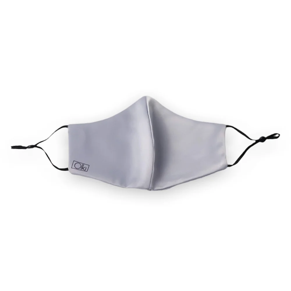 Satin Face Mask White – Adjustable, Skin‑Friendly | Olki Beauty