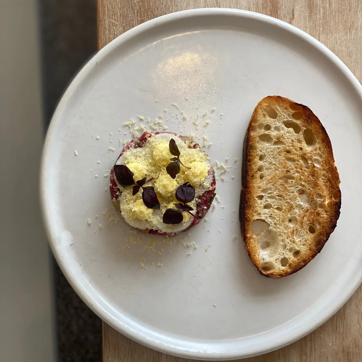 Sample menu — Fox, Hampton Lane