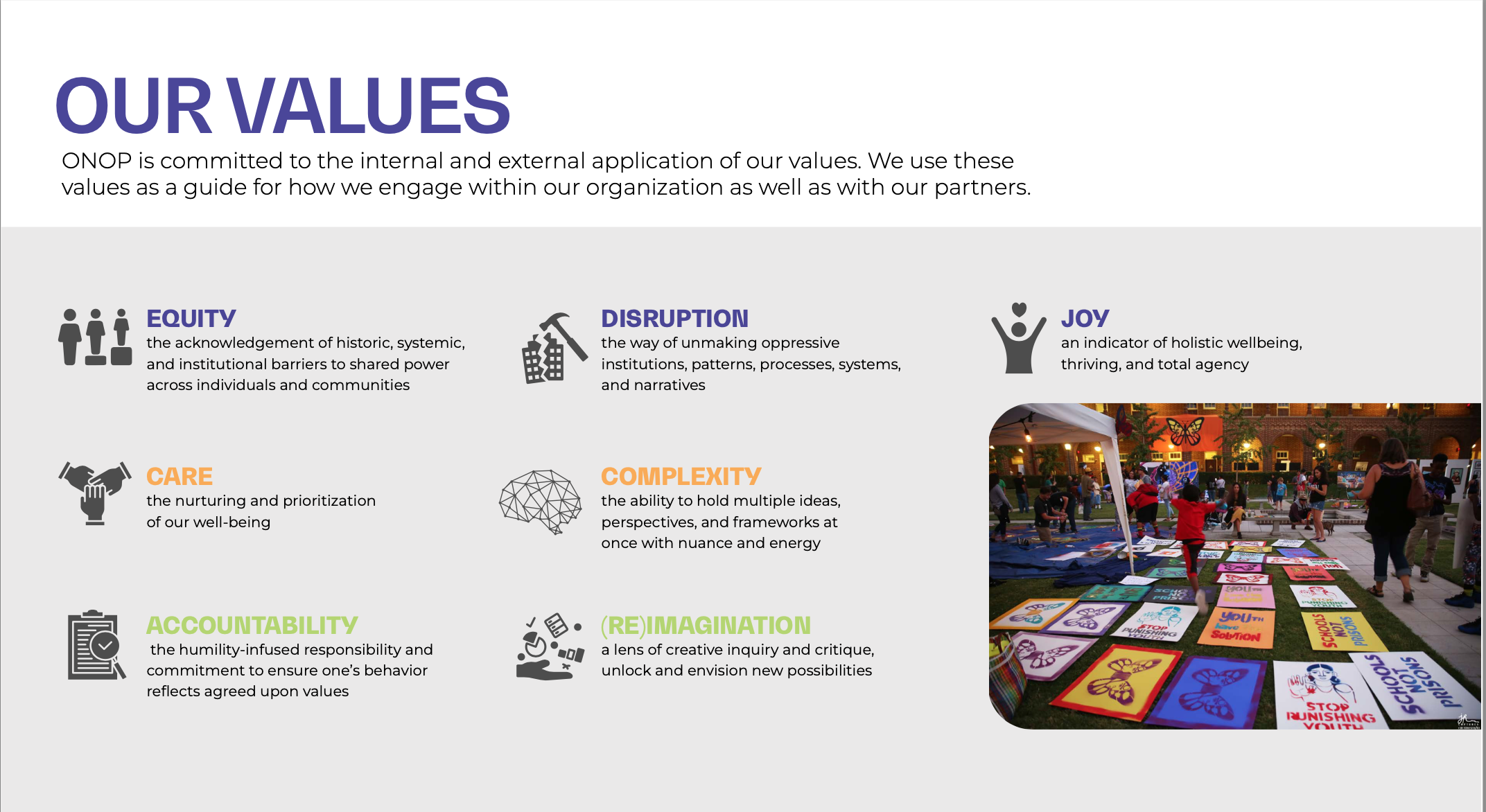 One Nation/One Project - A National Arts & Wellness Initiative