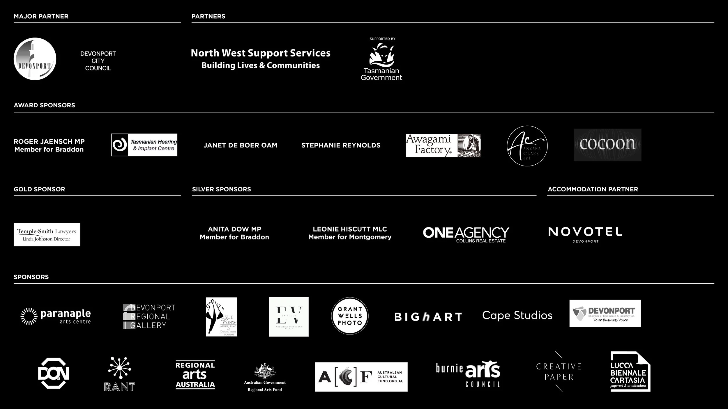 Paper on Skin Wearable Art Tasmania