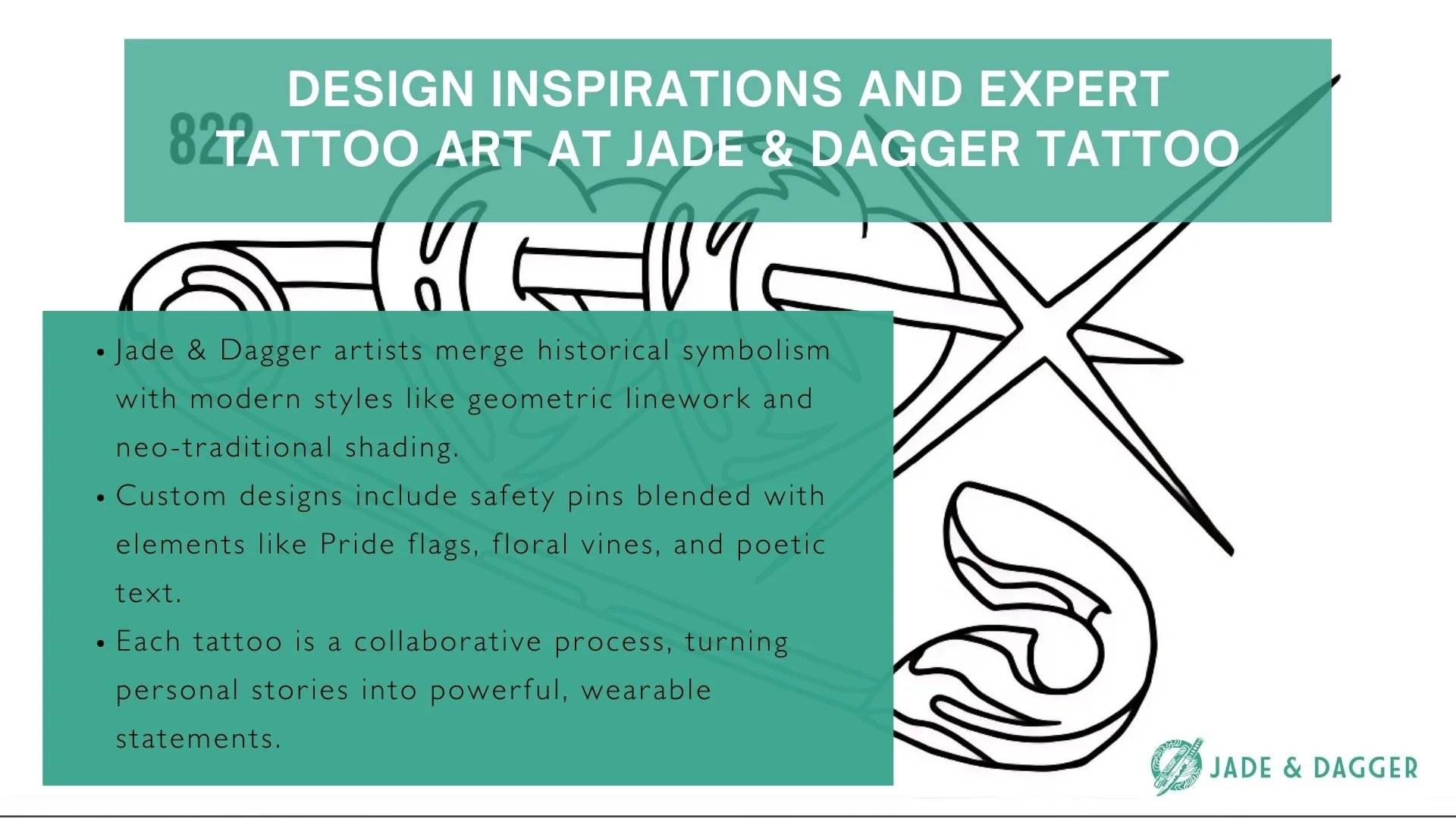 Safety Pin Tattoo Meaning: Symbolism & Designs by Jade & Dagger Tattoo ...