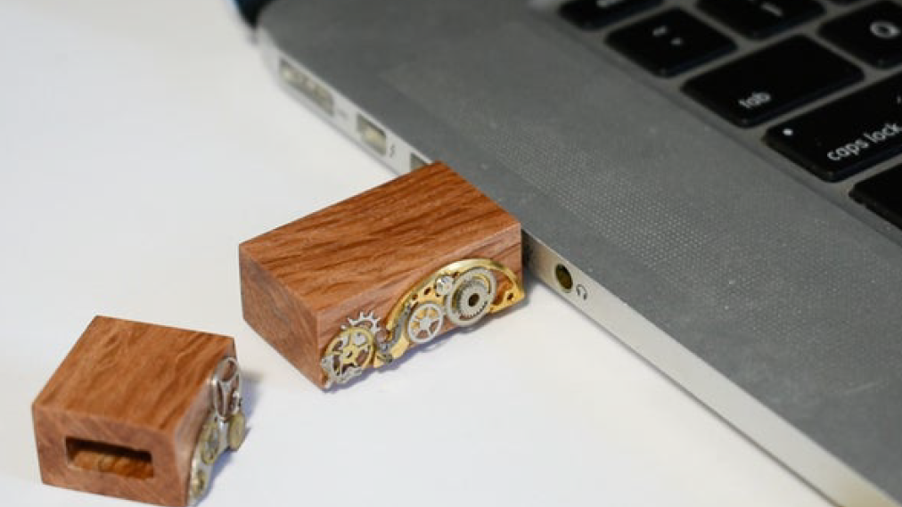 Steampunk Wooden USB — Will Donaldson