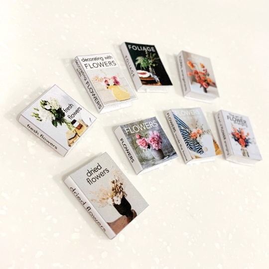 Dollhouse Miniature Books (no. 34) - set of 6 Marine themed books ...