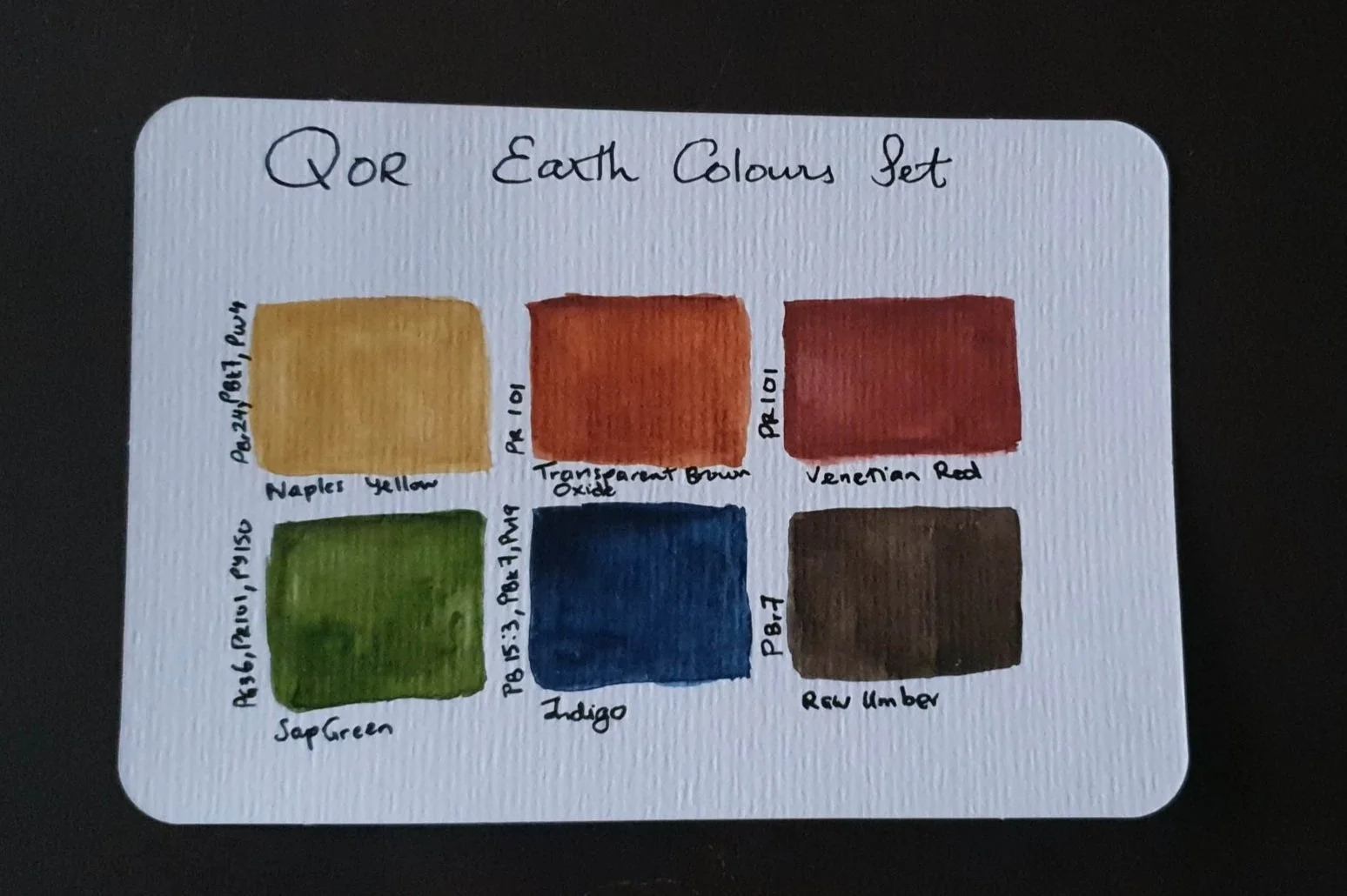 Qor Earth and High Chroma Sets - a Review — of Travels and Trails
