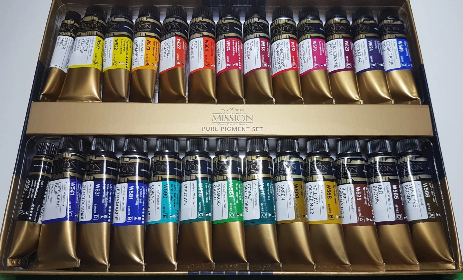 Mission Gold Pure Pigment Set, a Review — of Travels and Trails — of ...