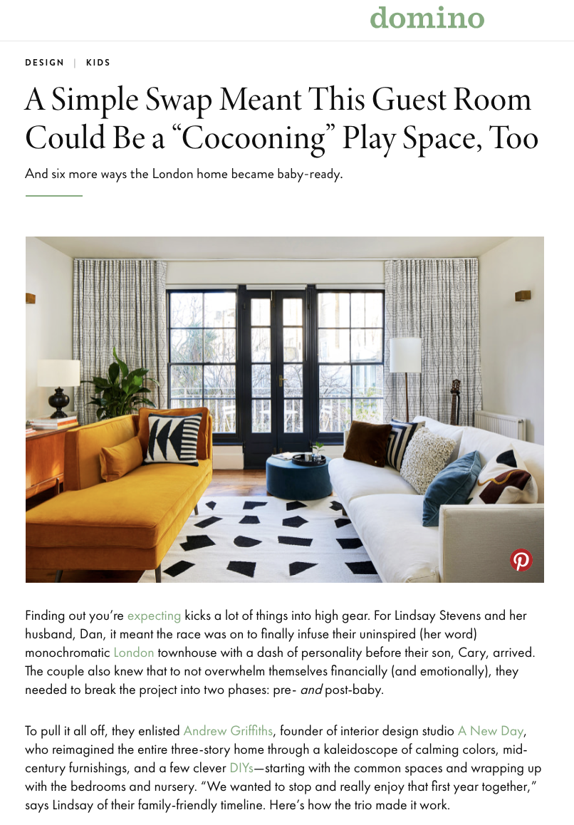 A New Day Interior Design in the Press — A New Day