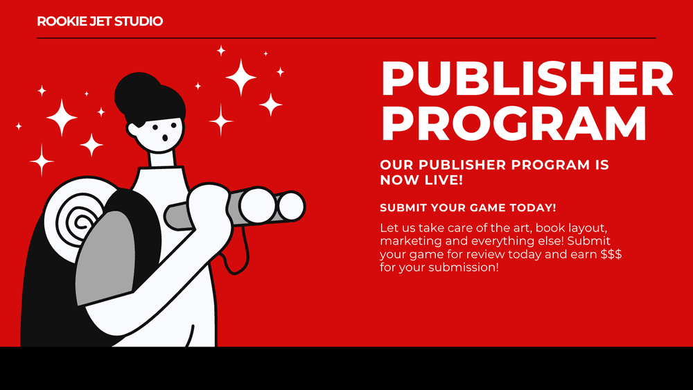 Publisher Program — Rookie Jet Studio