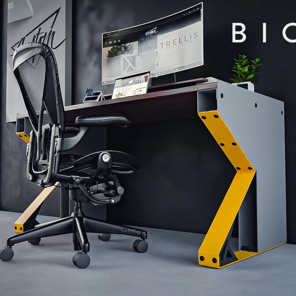 COVE Desk – Modular Corner Desk in Powder-Coated Aluminum | Space ...